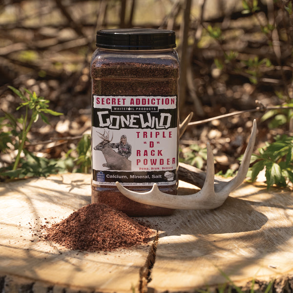 Triple "D" Rack Powder (Secret Addiction) – Whitetail Products Gone Wild