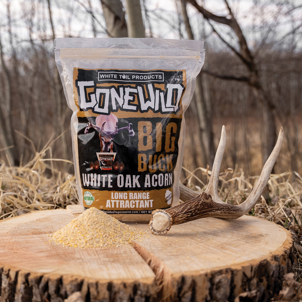 White Oak Acorn Powder Attractant – Whitetail Products Gone Wild