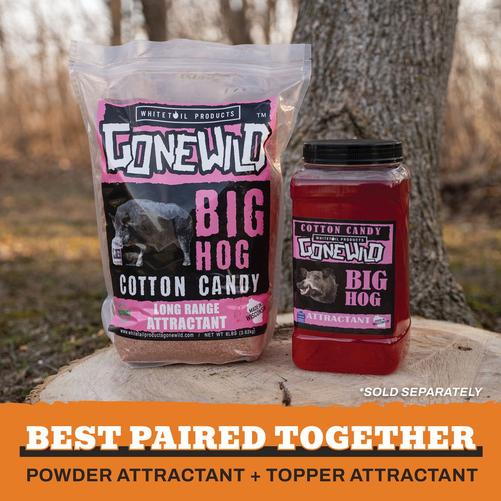 Cotton Candy Hog Topper Attractant – Whitetail Products Gone Wild