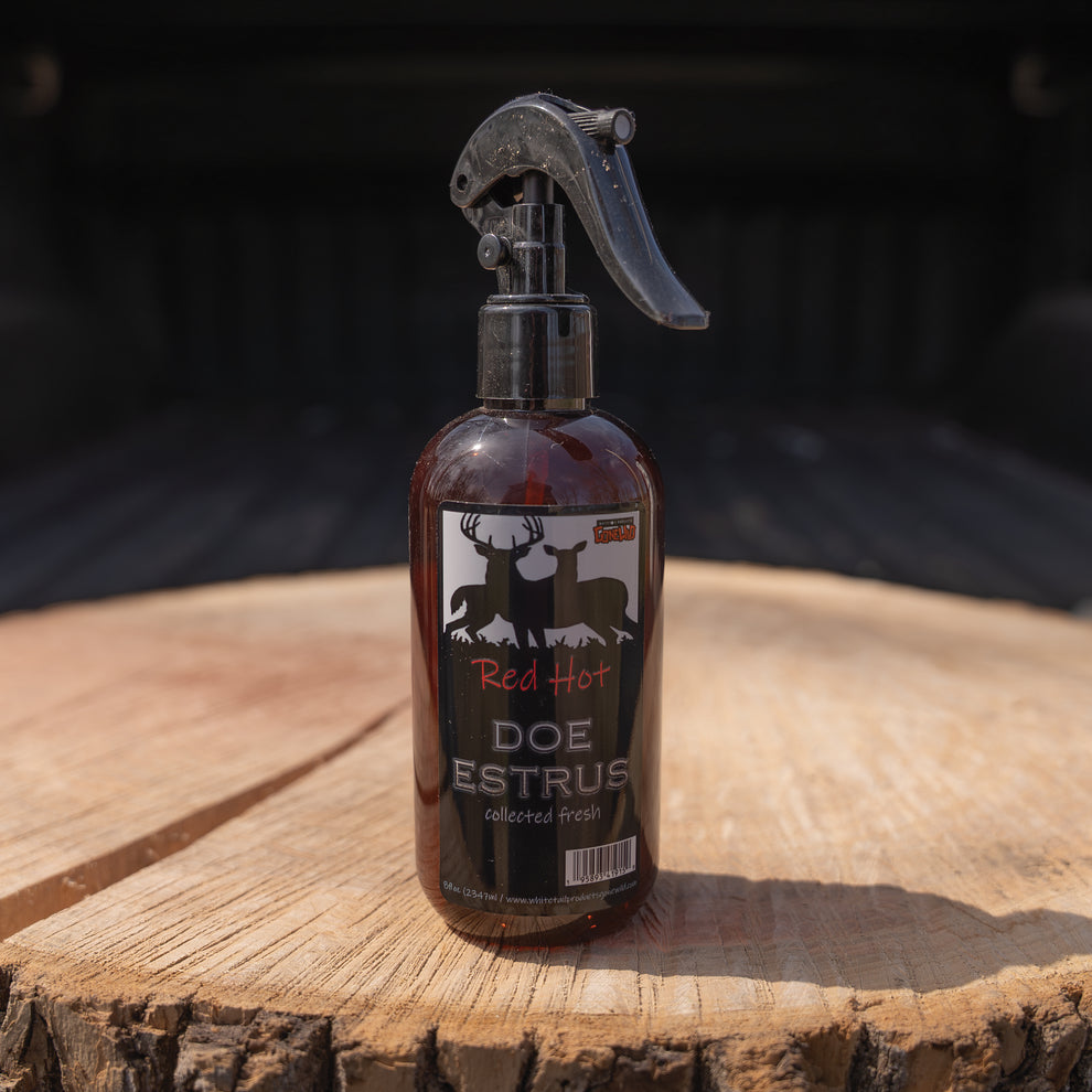 RED HOT! 100% Pure Doe Estrus – Whitetail Products Gone Wild