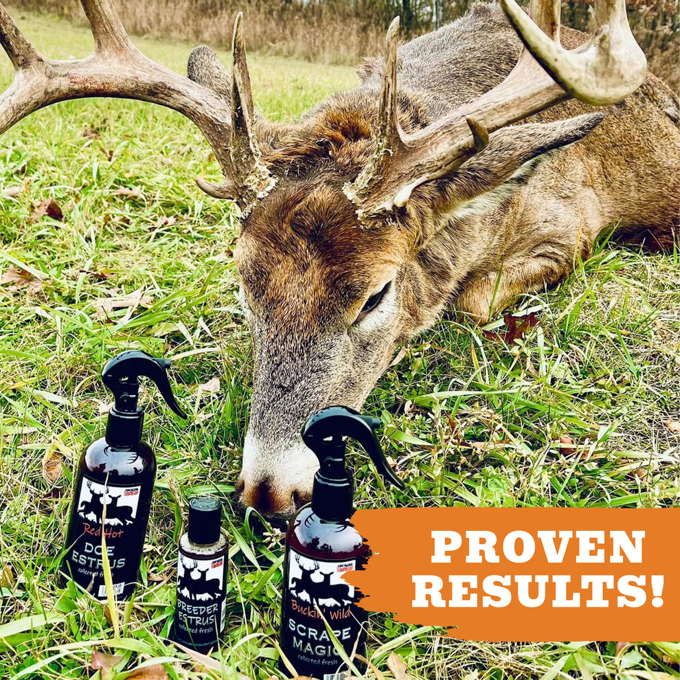 RED HOT! 100% Pure Doe Estrus – Whitetail Products Gone Wild